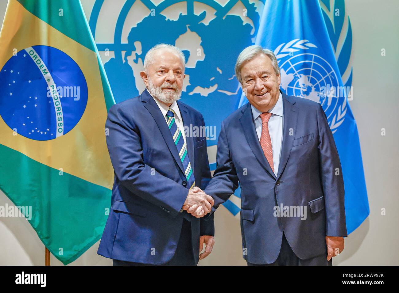 New York, United States. 19th Sep, 2023. Brazilian President Luiz ...