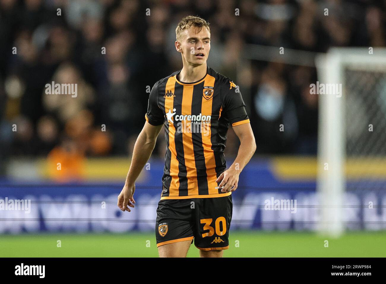 Scott Twine #30 of Hull City during the Sky Bet Championship match Hull ...