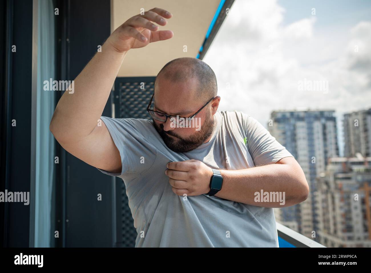 Over sweating hi-res stock photography and images - Alamy