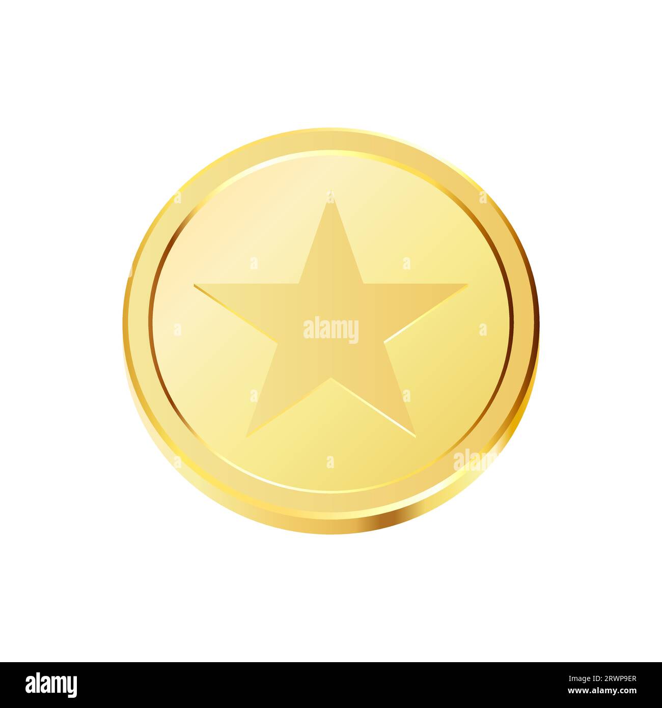 Golden money. Rotating gold coin Stock Vector Image & Art - Alamy