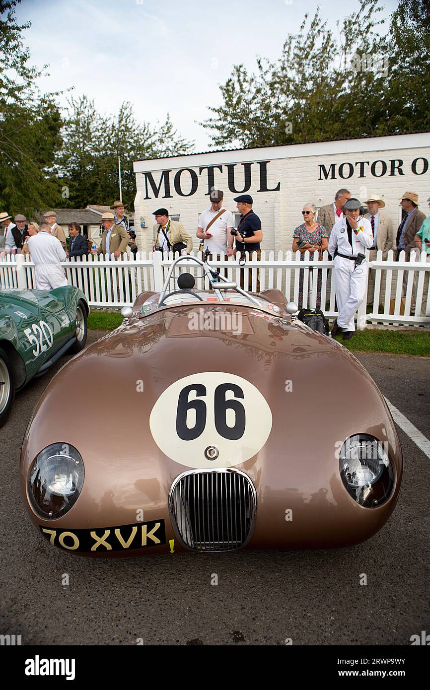 1952 Jaguar C-type driven by Jenson Button / Alex Buncombe in the ...