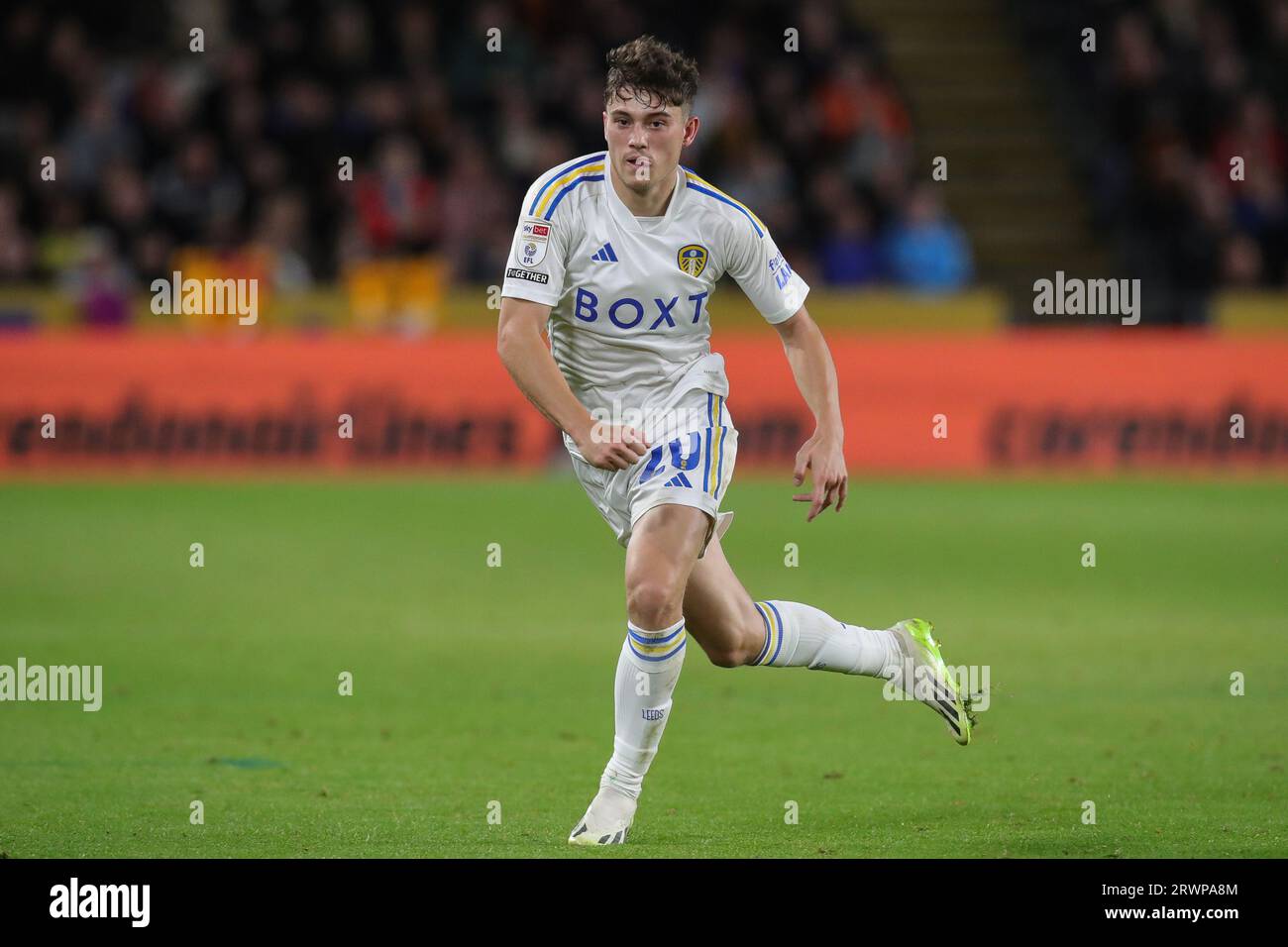 Daniel James #20 of Leeds United in action during the Sky Bet ...