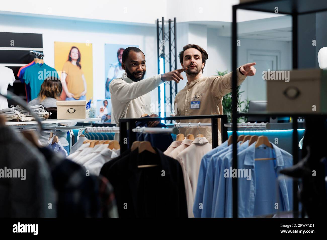 Hanger options hi-res stock photography and images - Alamy