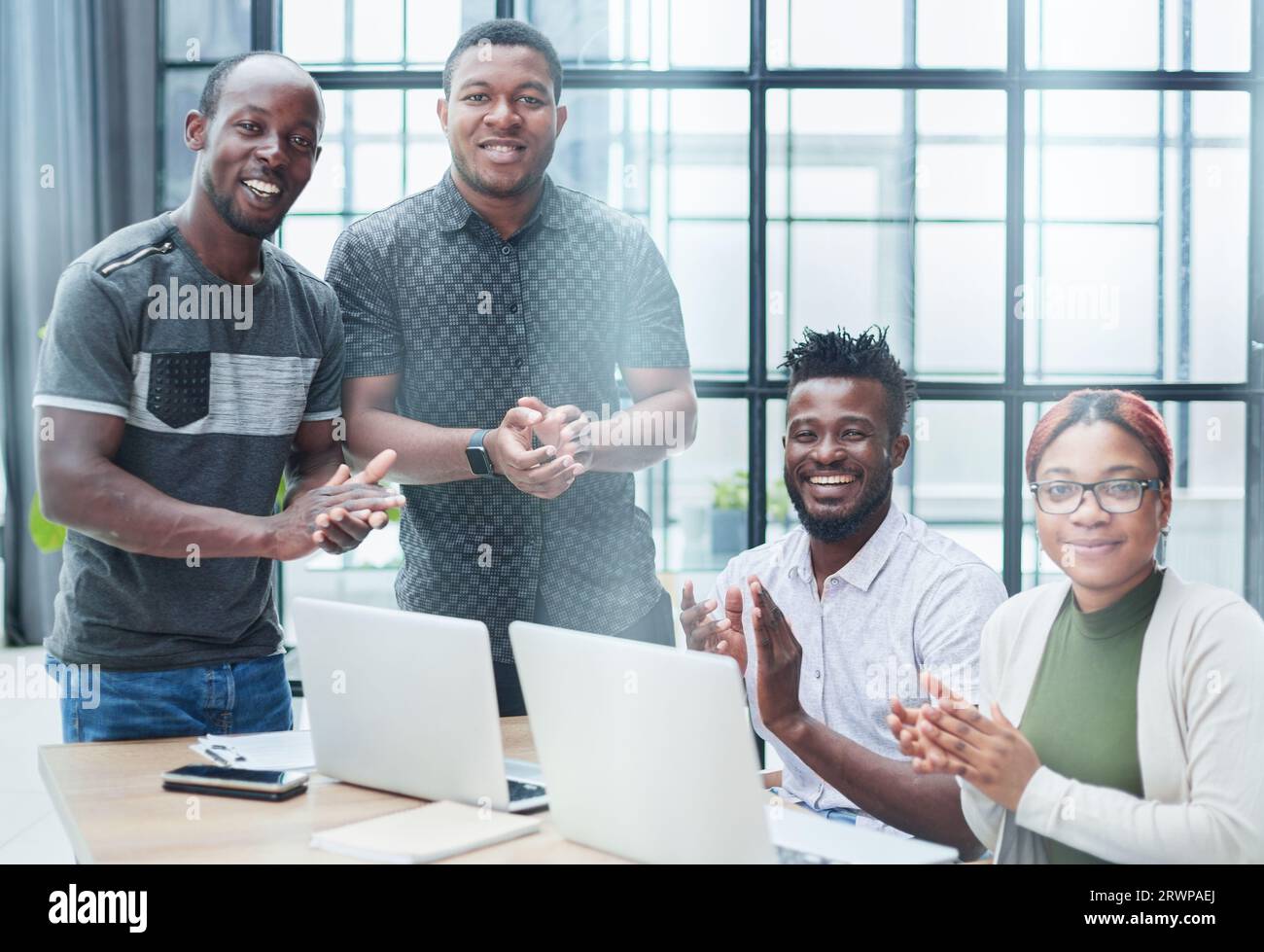 Team young designers work hi-res stock photography and images - Alamy