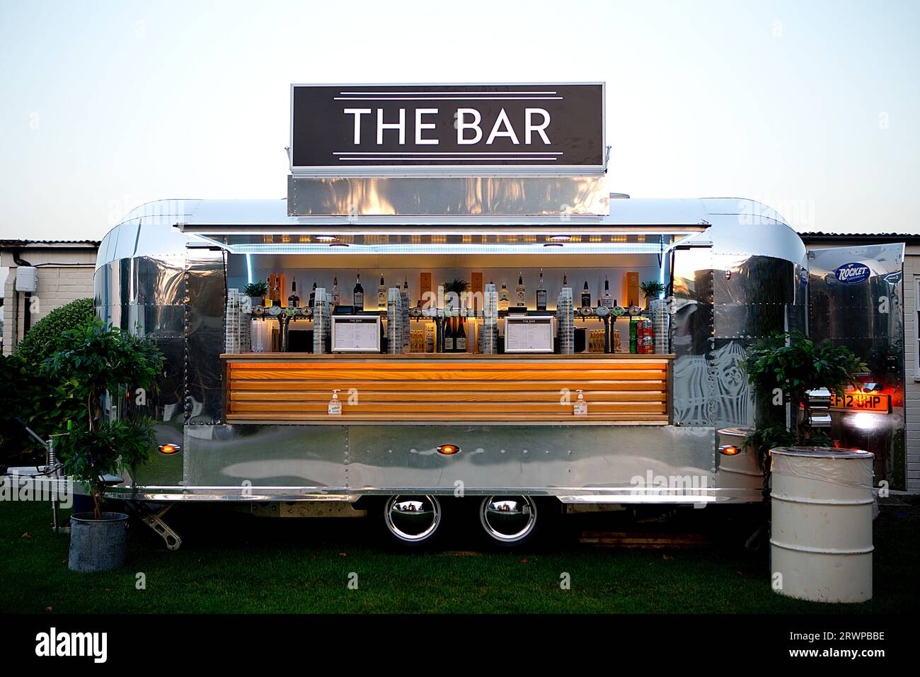 'The Bar' (converted USA Airstream Caravan), at The Goodwood Revival ...