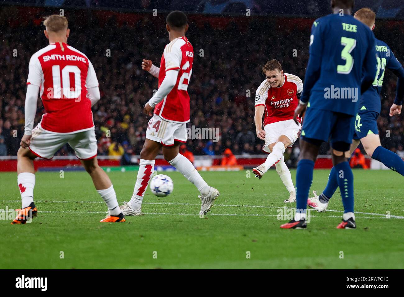 London, UK. 20th Sep, 2023. LONDON, UNITED KINGDOM - SEPTEMBER 20: Martin Odegaard of Arsenal ...