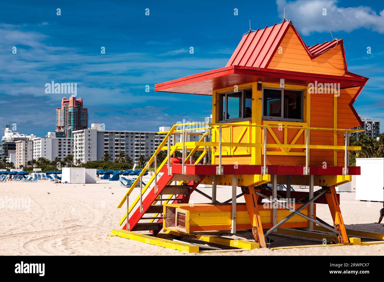 CITY OF MIAMI BEACH LIFEGUARD TOWER, 8th Street,Ocean Drive, Miami ...