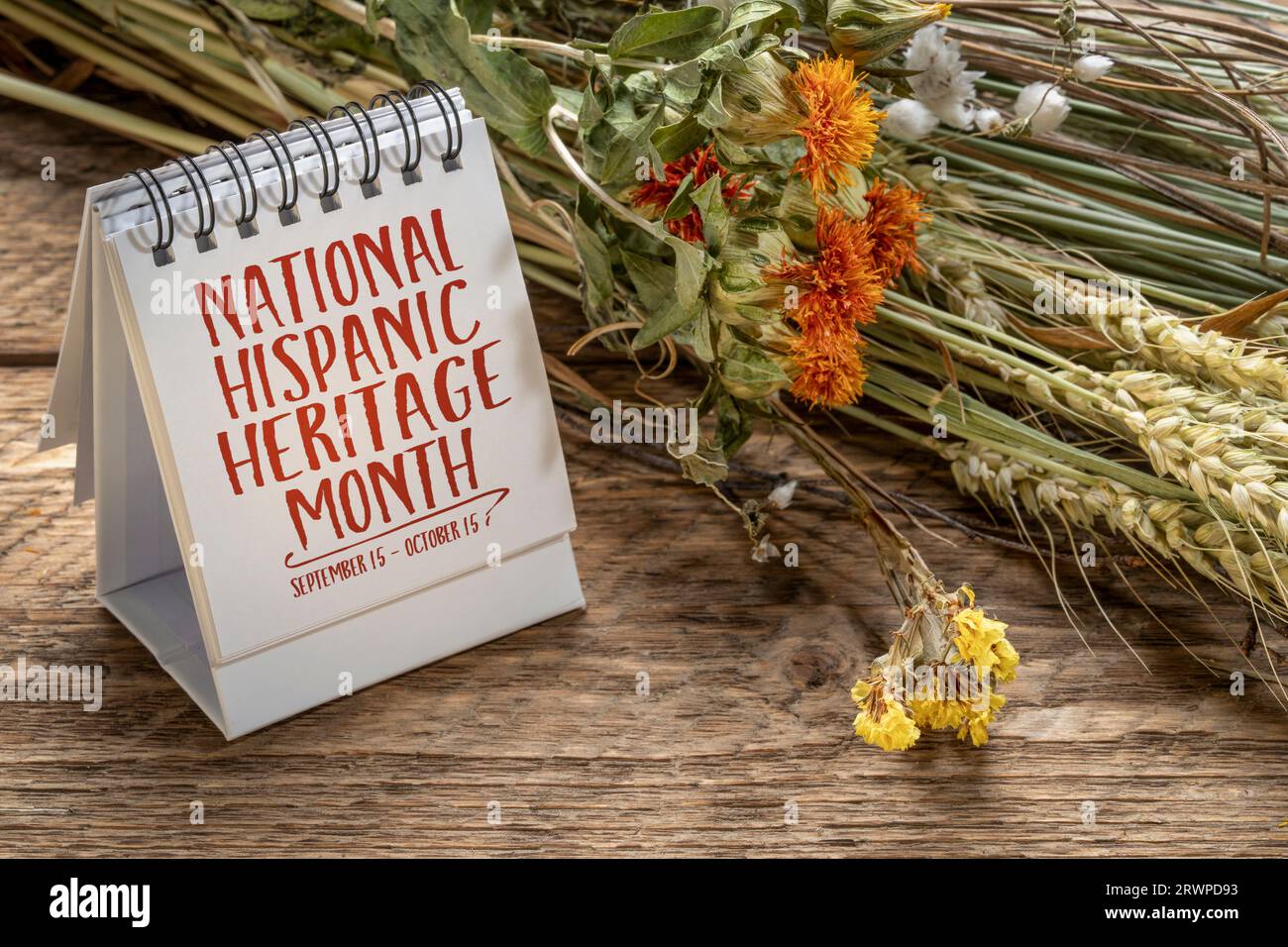 National Hispanic Heritage Month (September 15 - October 15) - note in ...