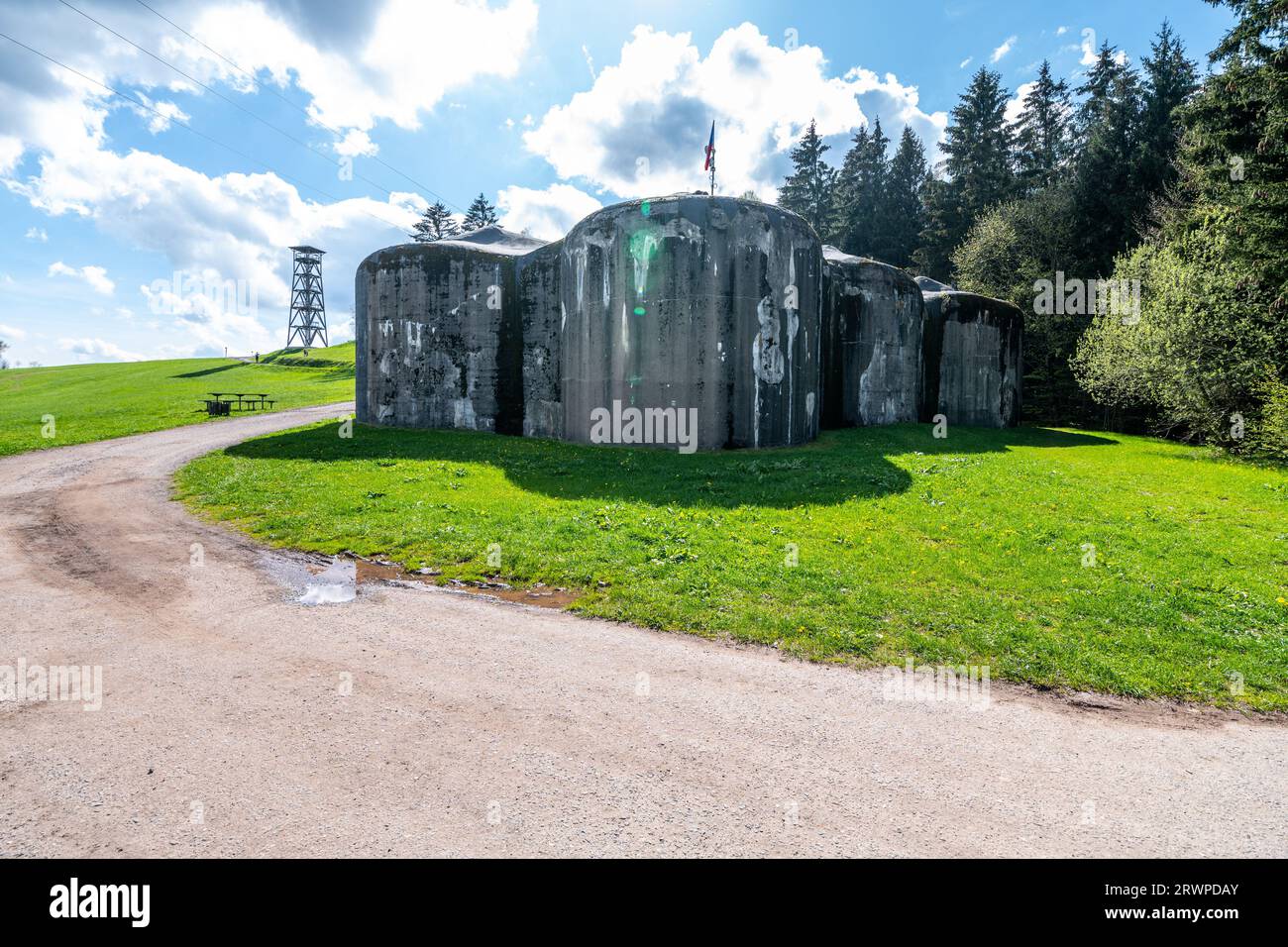 Stachelberg artillery fortress built before World War II. Zacler, Giant ...