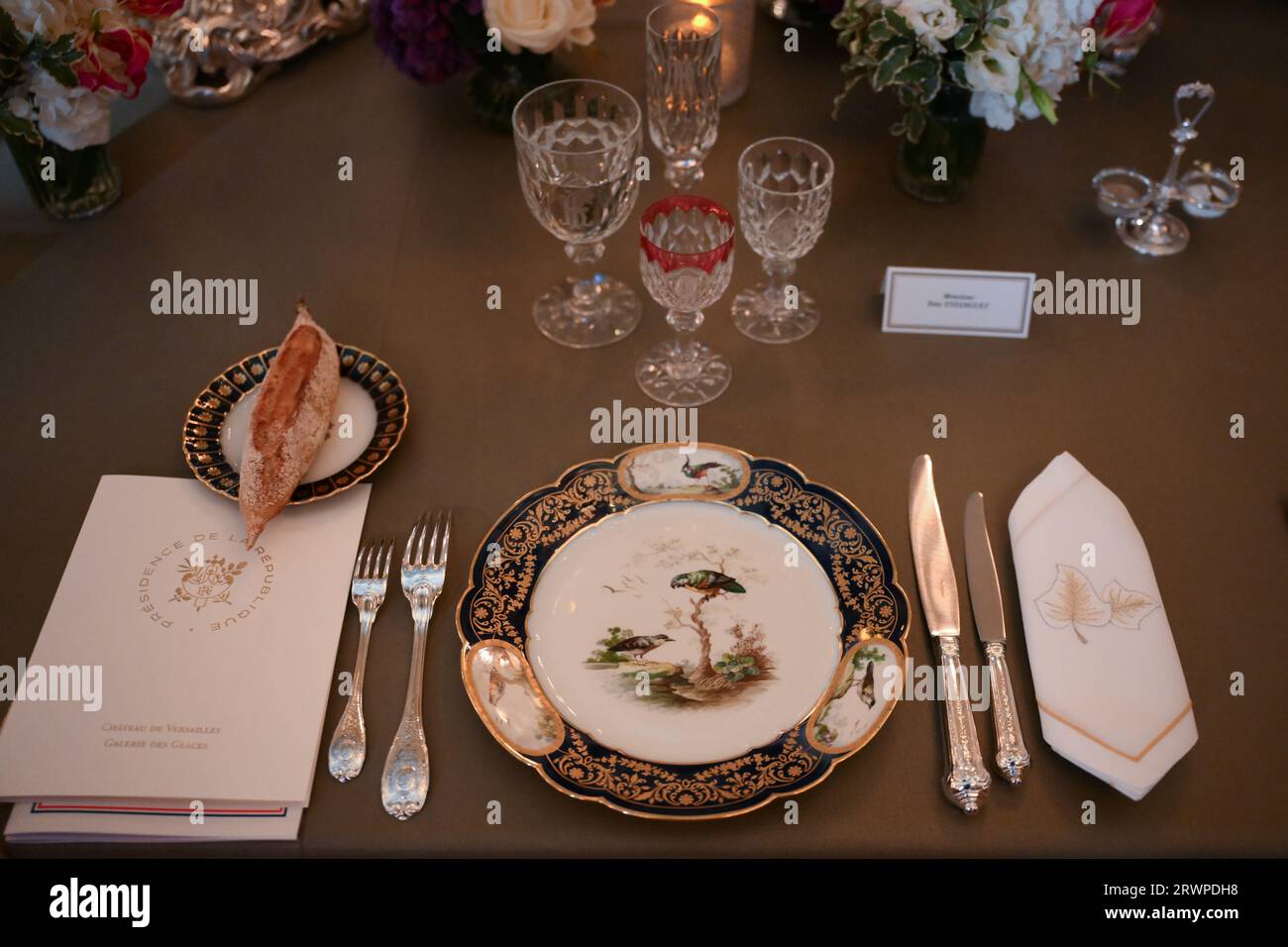 King charles state dinner hi-res stock photography and images - Alamy