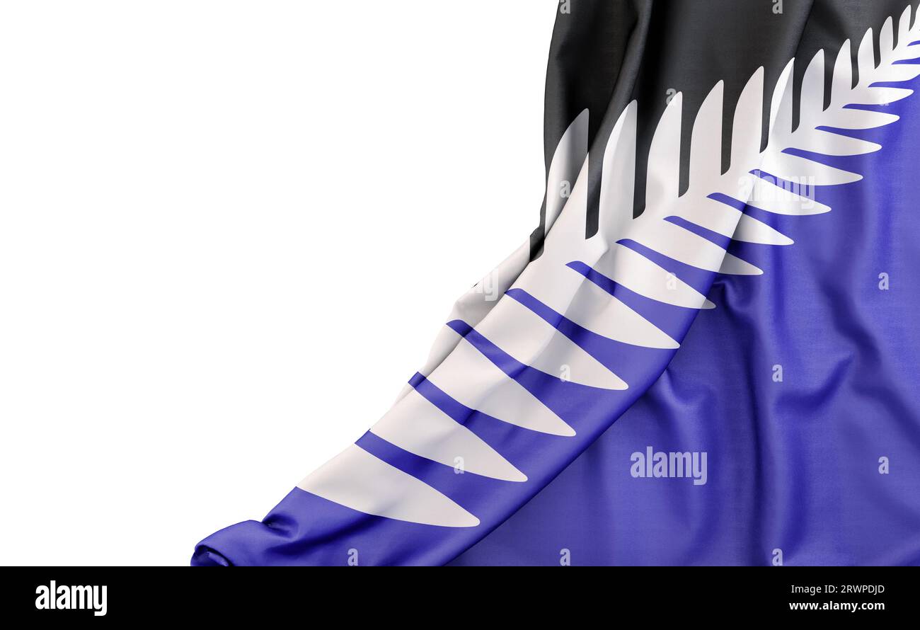Silver fern flag hi-res stock photography and images - Alamy