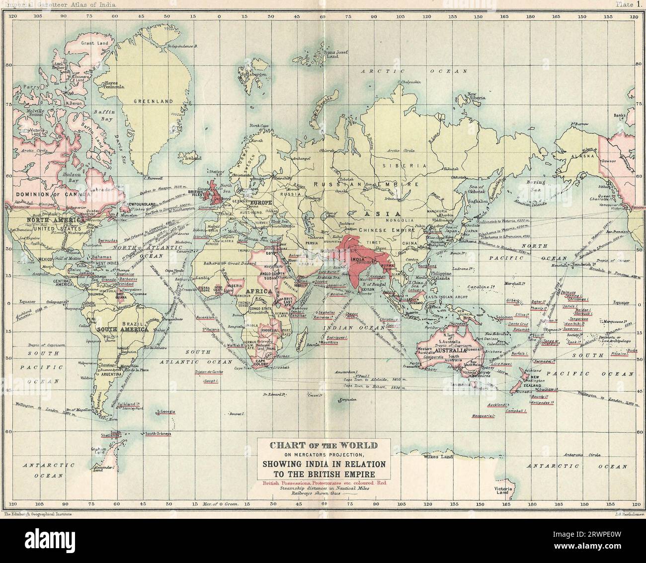 The British Raj Stock Photo - Alamy