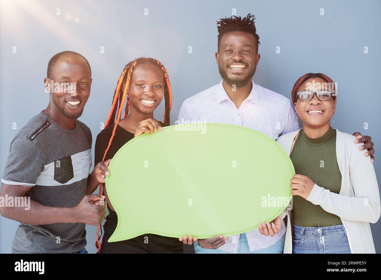 Group holding placard hi-res stock photography and images - Alamy