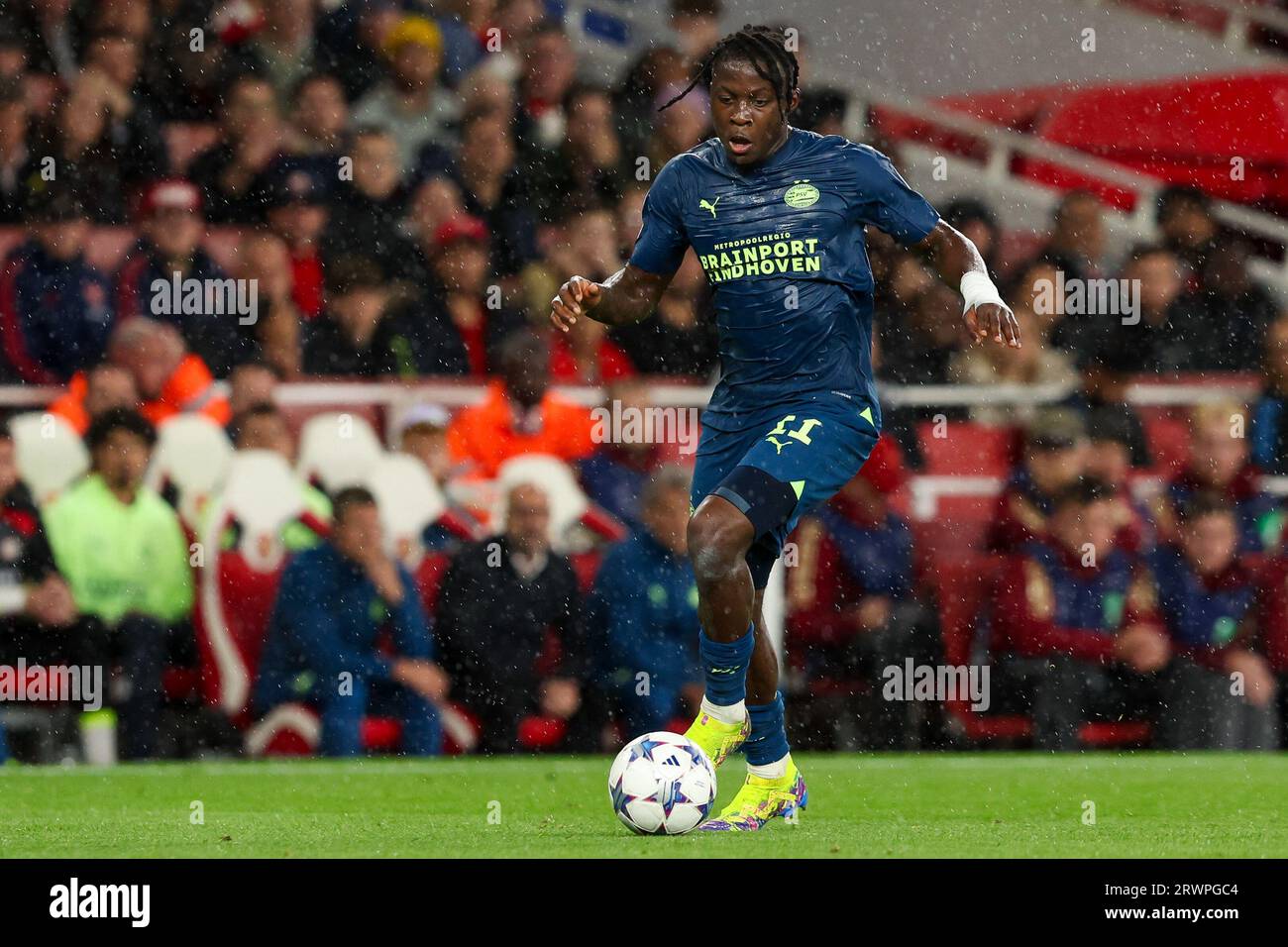 London, UK. 20th Sep, 2023. LONDON, UNITED KINGDOM - SEPTEMBER 20: Johan Bakayoko of PSV in ...