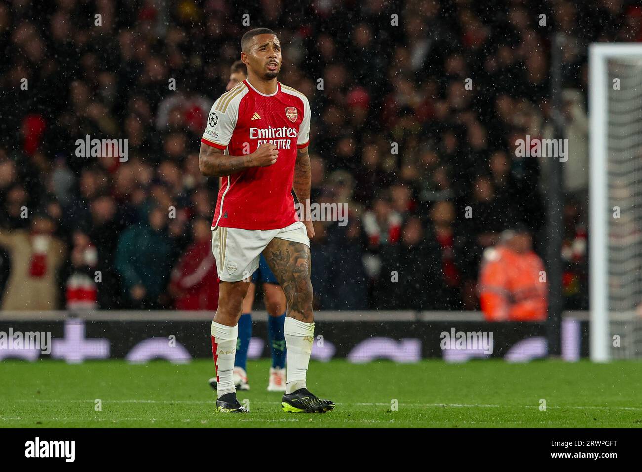 London, UK. 20th Sep, 2023. LONDON, UNITED KINGDOM - SEPTEMBER 20: Gabriel Jesus of Arsenal ...