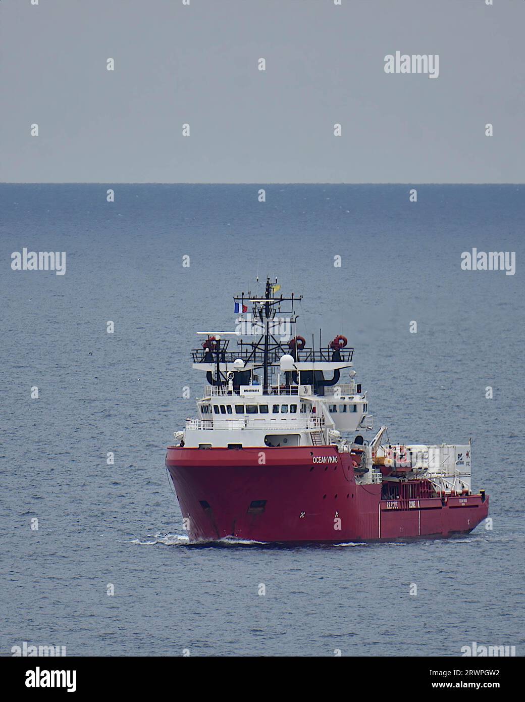 Marseille, France. 20th Sep, 2023. The humanitarian ship Ocean Viking ...