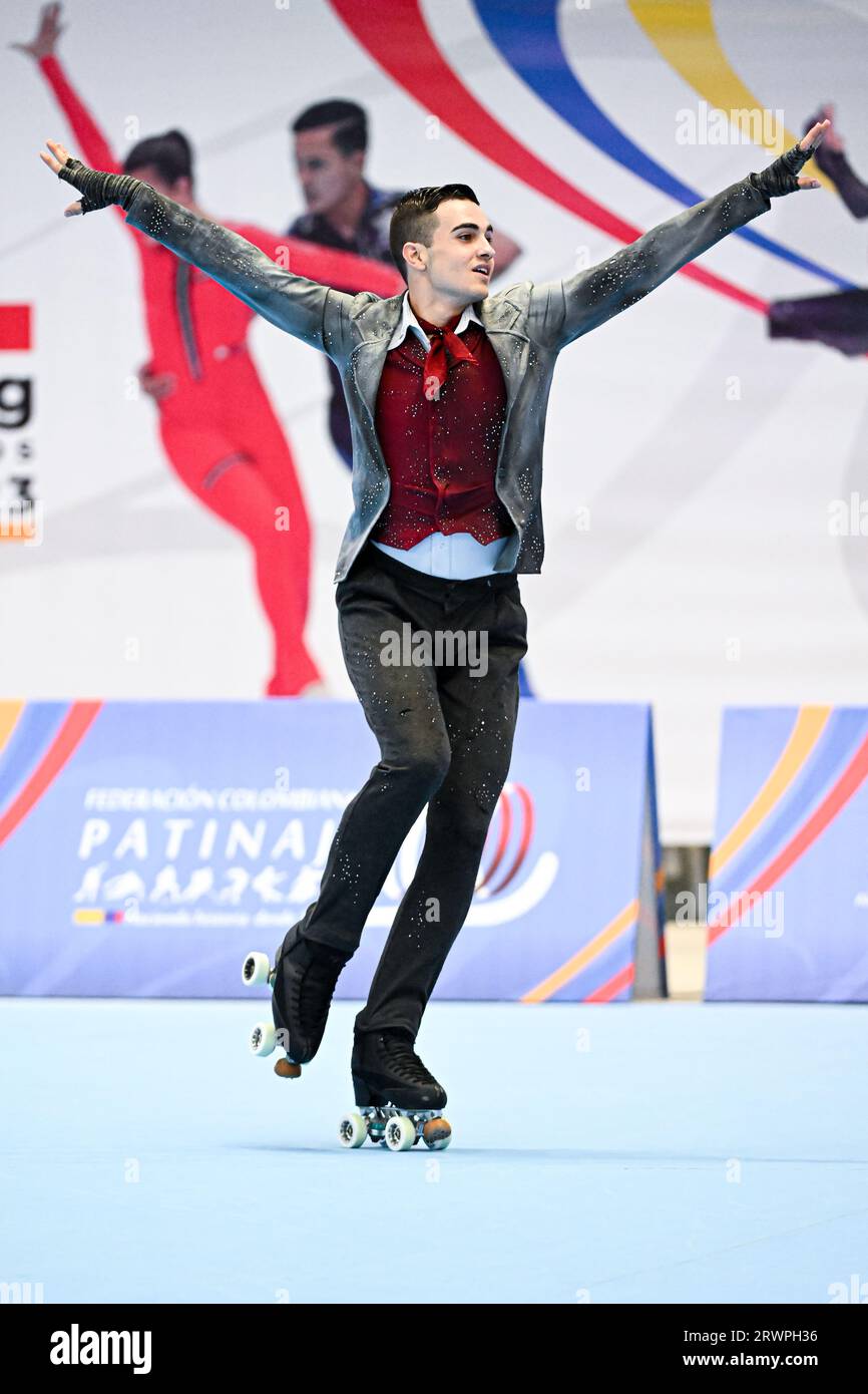 Ot FONT (ESP), during Junior Men Solo Dance, Style Dance, at the Artistic Skating World ...