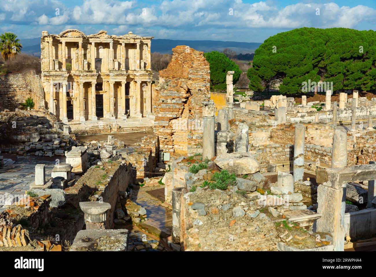 Baths of Scolastica at Ephesus Stock Photo - Alamy