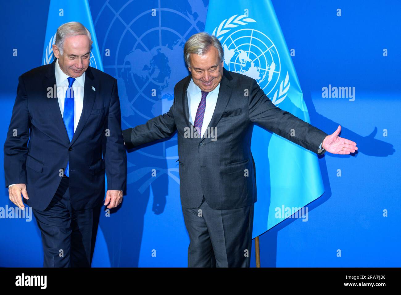 New York, USA. 20th Sep, 2023. United Nations Secretary-General António ...