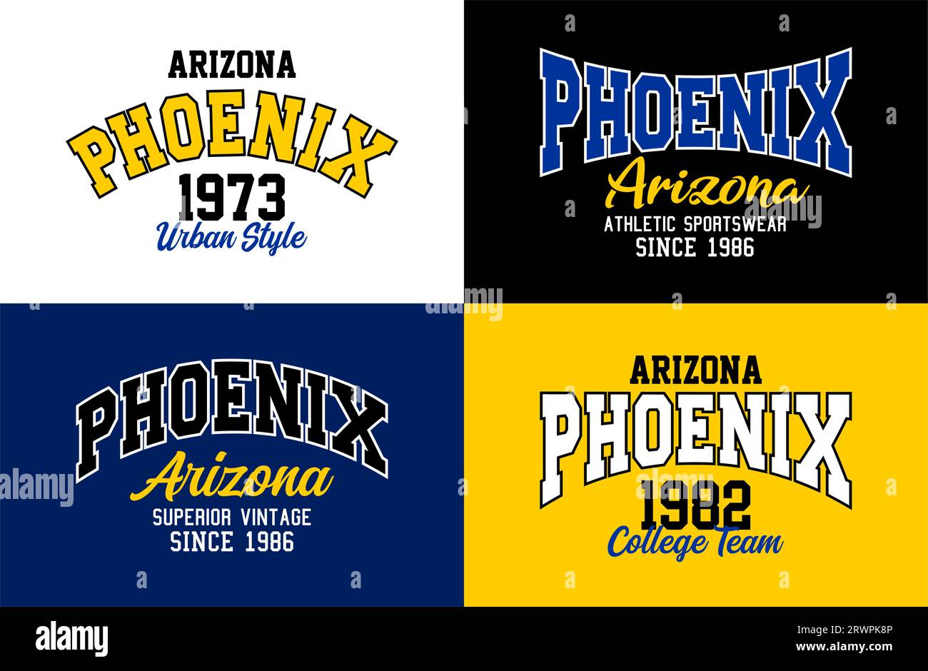 phoenix,arizona, urban style, vintage college for t-shirt, posters ...