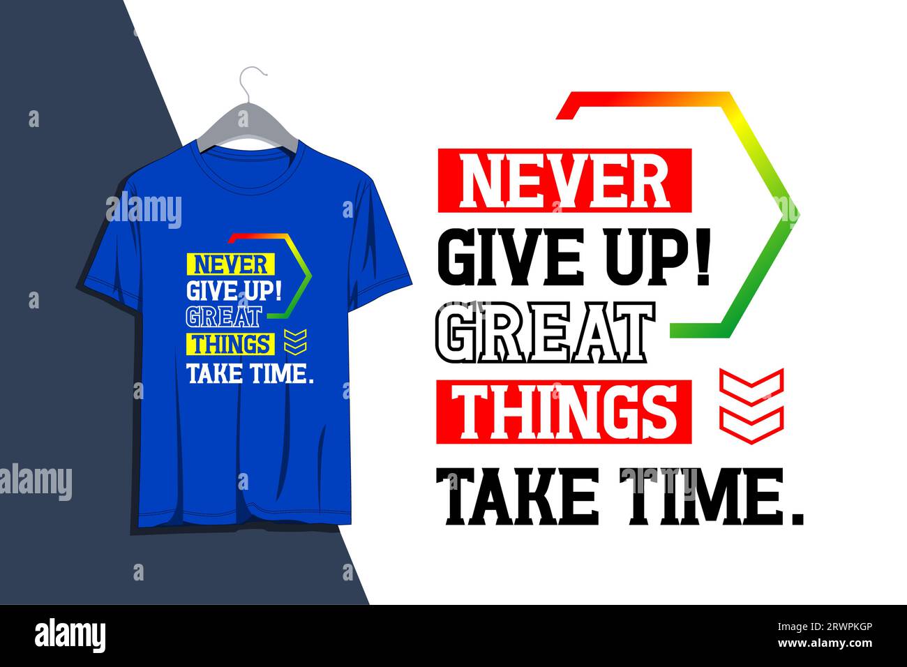 Never give up, urban style, for t-shirt, posters, labels, etc. vector ...