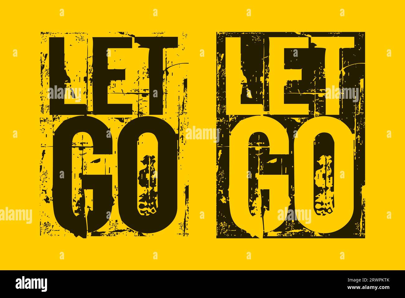 Let go stamp Stock Vector Images - Alamy