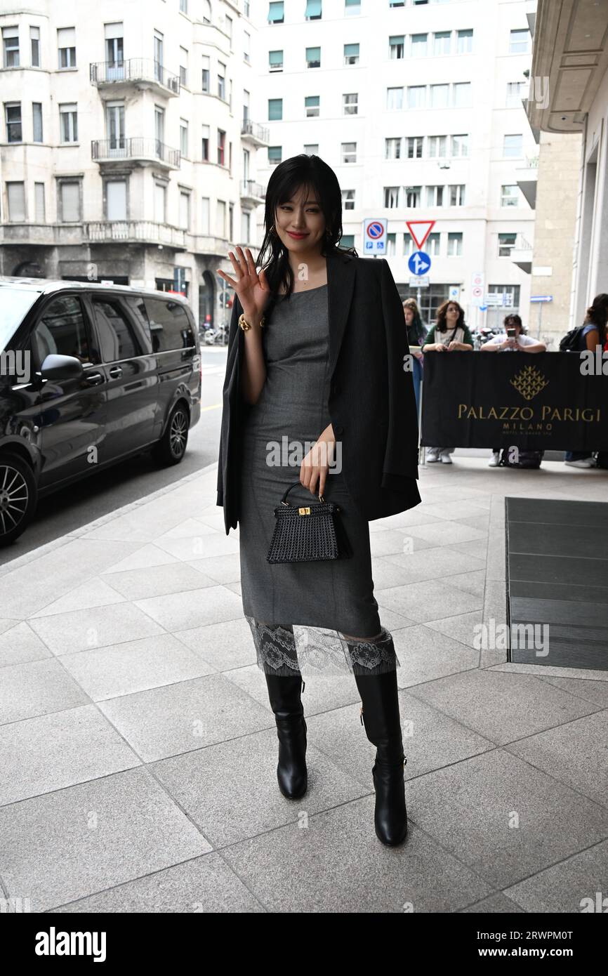 Milan, Italy. 21st Sep, 2023. Milan, Celebrity sighting during Milan ...