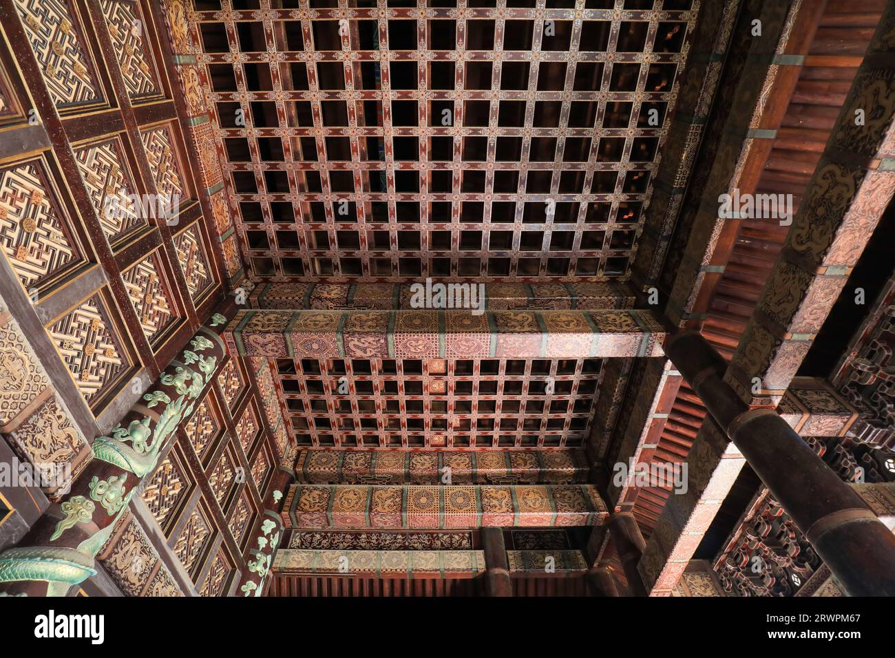 Architectural structure of empress Cixi Memorial Hall in the Qing ...