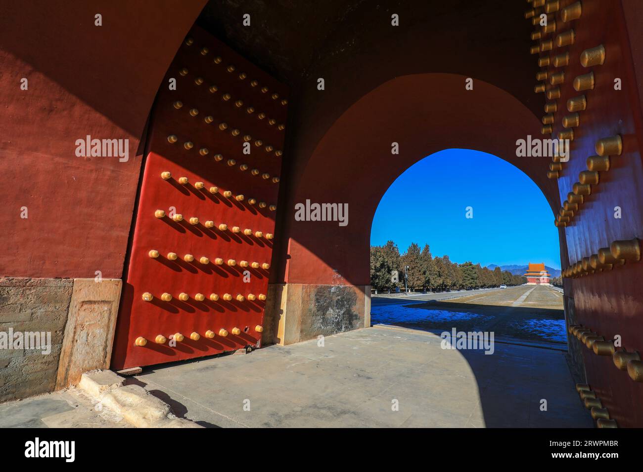 Dongling Mausoleum of the Qing Dynasty, China - February 2, 2022: the ...