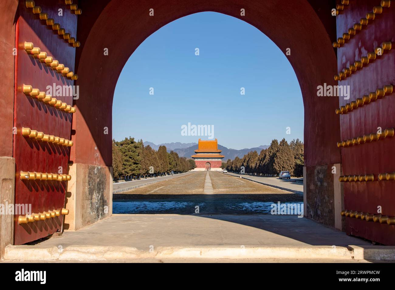 Dongling Mausoleum of the Qing Dynasty, China - February 2, 2022: the ...