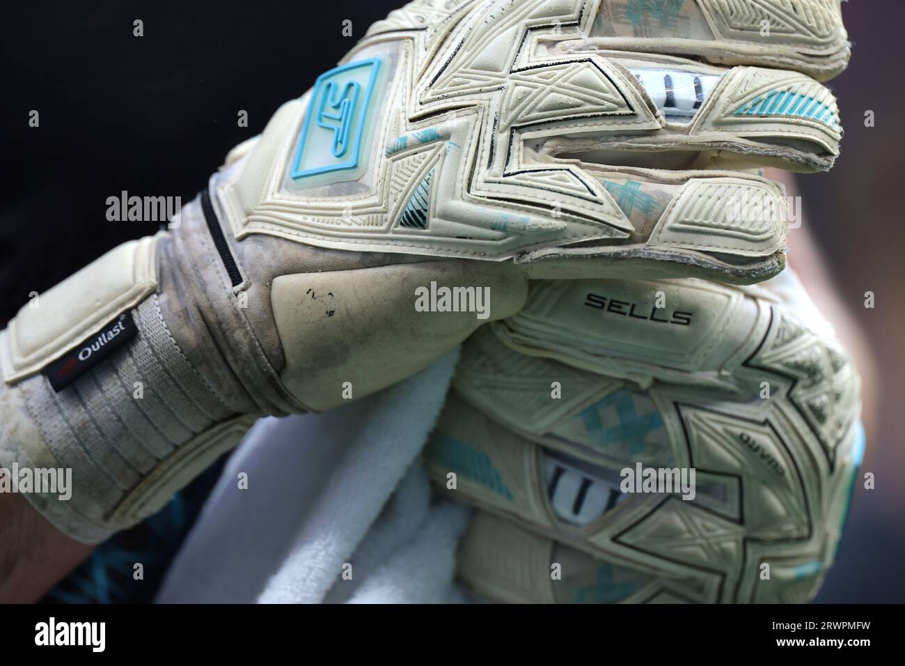 Milan, Italy, 19th September 2023. A detailed view of Nick Pope of ...