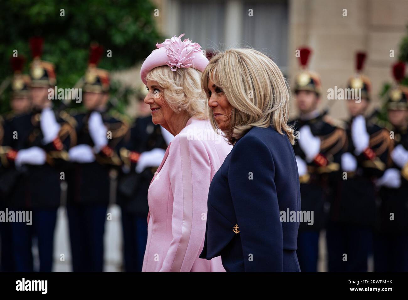Paris, France. 20th Sep, 2023. Queen Camilla and french First Lady ...