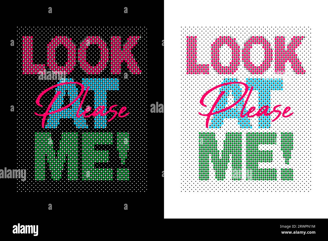 look please me, motivational quote, lettering concept, banner, poster ...