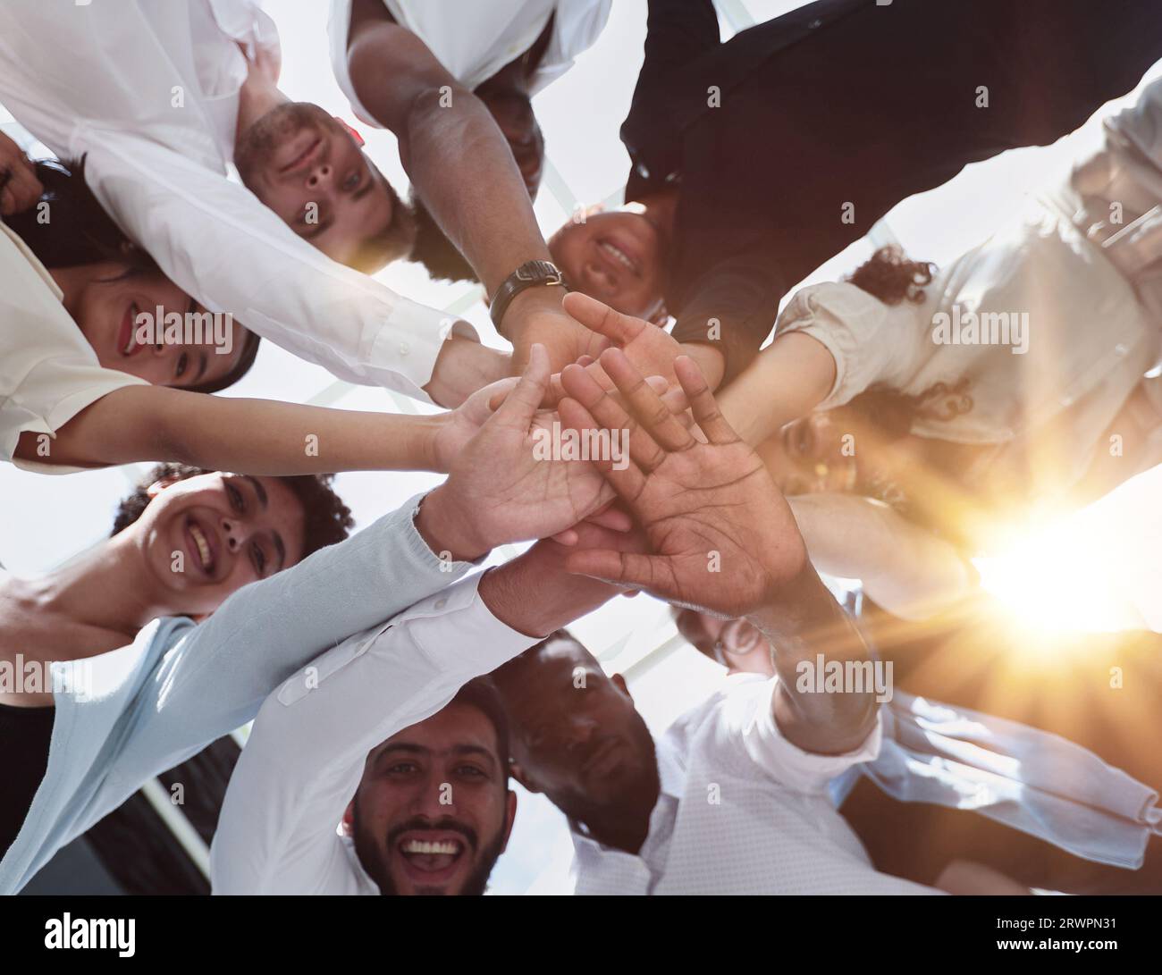 Hands businessman putting together american hi-res stock photography ...