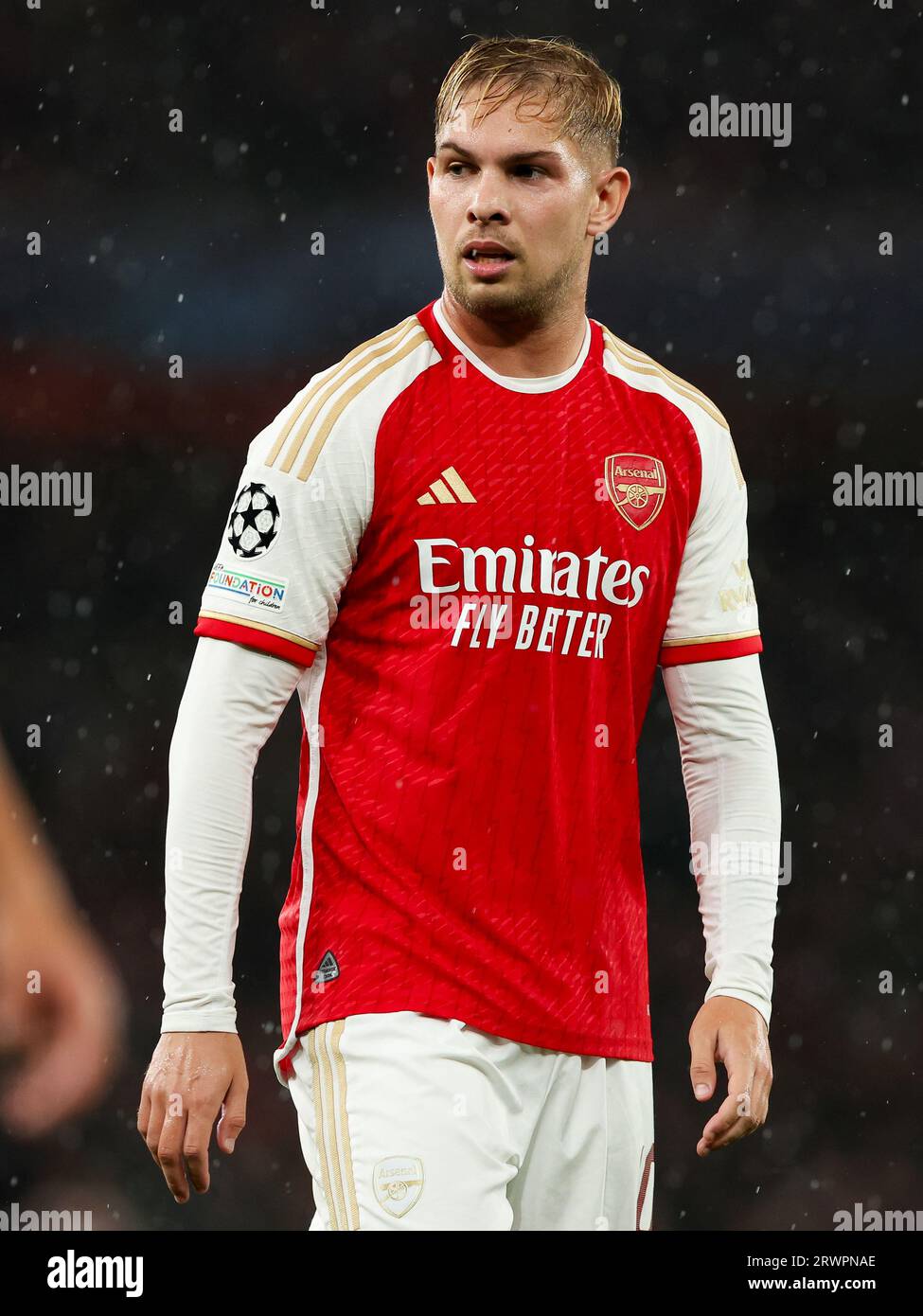 London, UK. 20th Sep, 2023. LONDON, UNITED KINGDOM - SEPTEMBER 20: Emile Smith Rowe of Arsenal ...