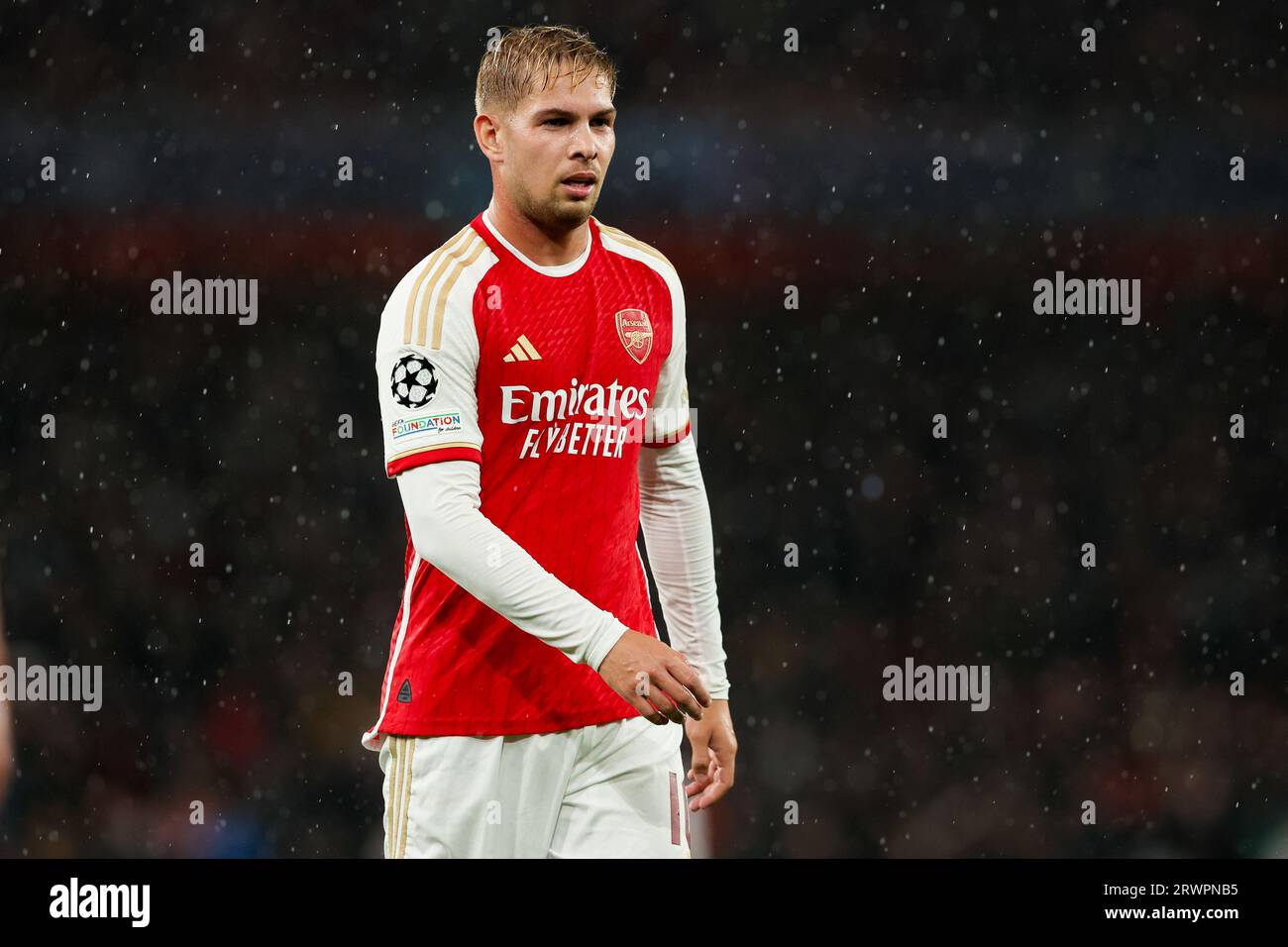 London, UK. 20th Sep, 2023. LONDON, UNITED KINGDOM - SEPTEMBER 20: Emile Smith Rowe of Arsenal ...