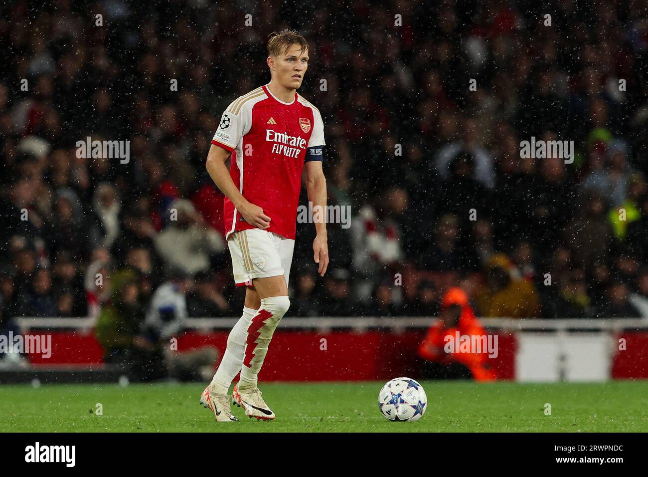 London, UK. 20th Sep, 2023. LONDON, UNITED KINGDOM - SEPTEMBER 20: Martin Odegaard of Arsenal in ...