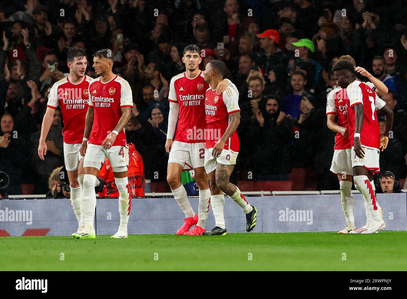 London, UK. 20th Sep, 2023. LONDON, UNITED KINGDOM - SEPTEMBER 20: Ben White of Arsenal, Kai ...