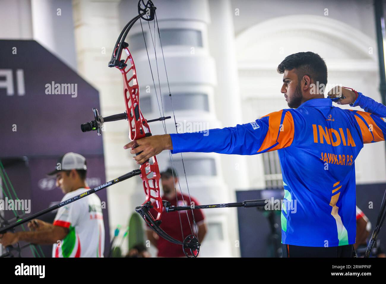 HERMOSILLO, MEXICO - SEPTEMBER 9: Prathamesh Jawkar of India competes ...