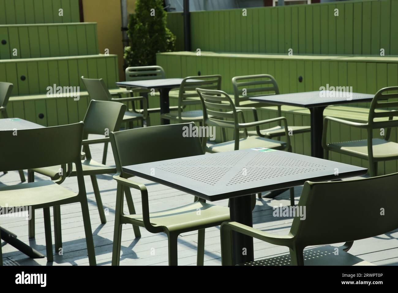 Many chairs hi-res stock photography and images - Alamy