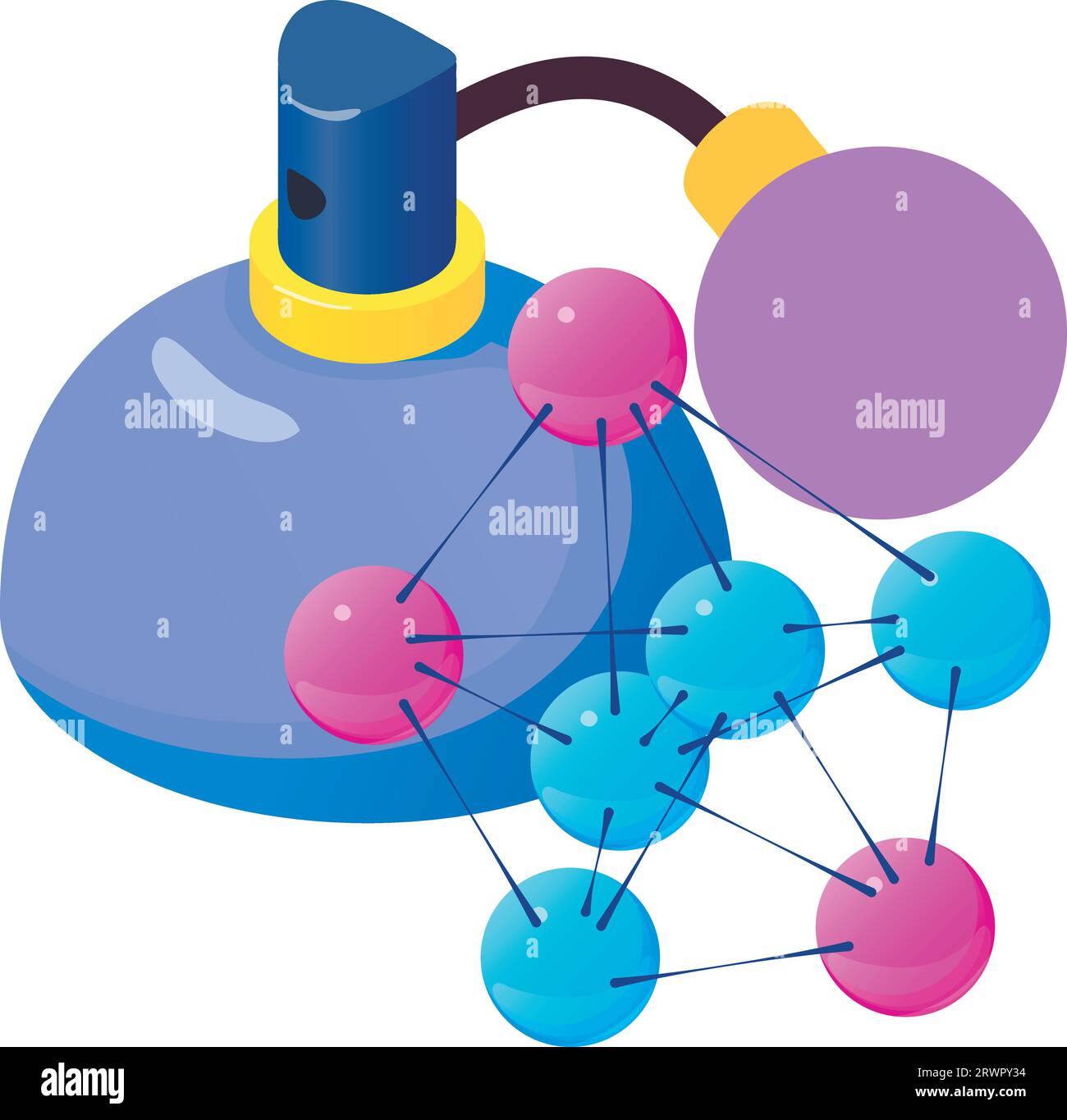 Spray pomp Stock Vector Images - Alamy