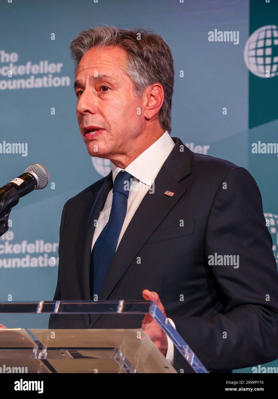 US Secretary of State Antony Blinken speaks at the "Vision for Adapted ...