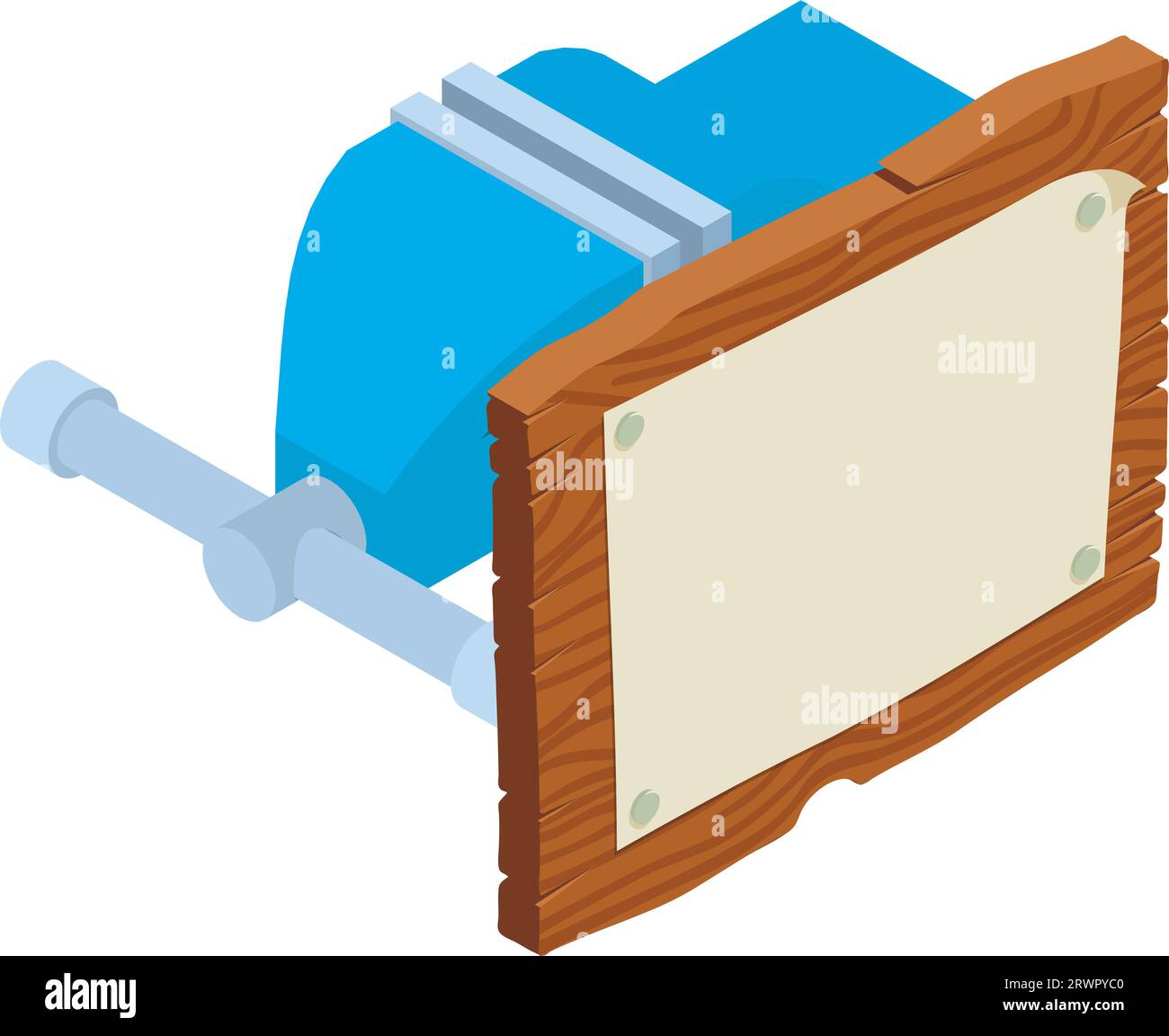 Bench vise Stock Vector Images - Alamy