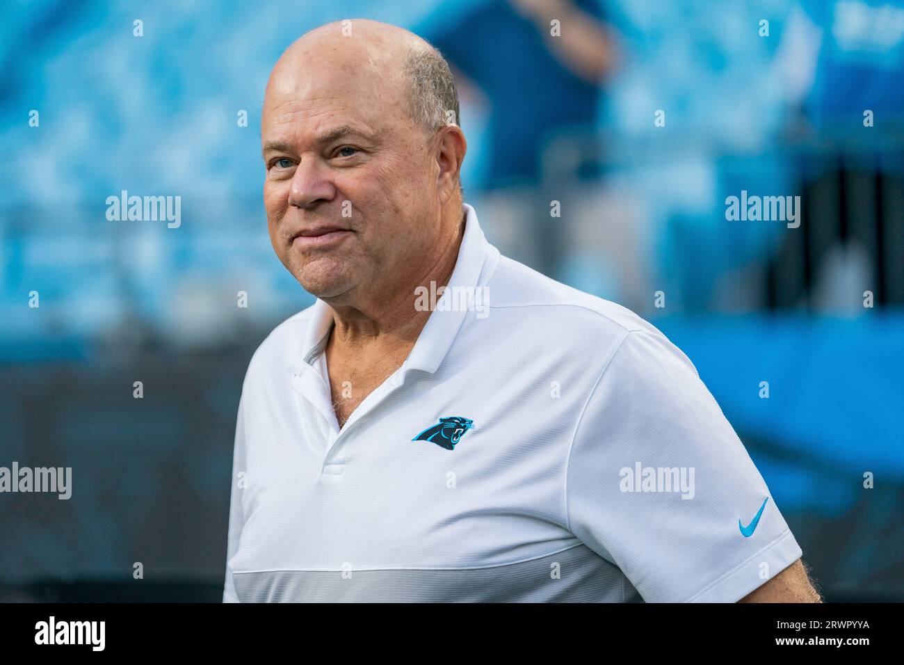 Carolina Panthers owner David Tepper looks on before an NFL football ...
