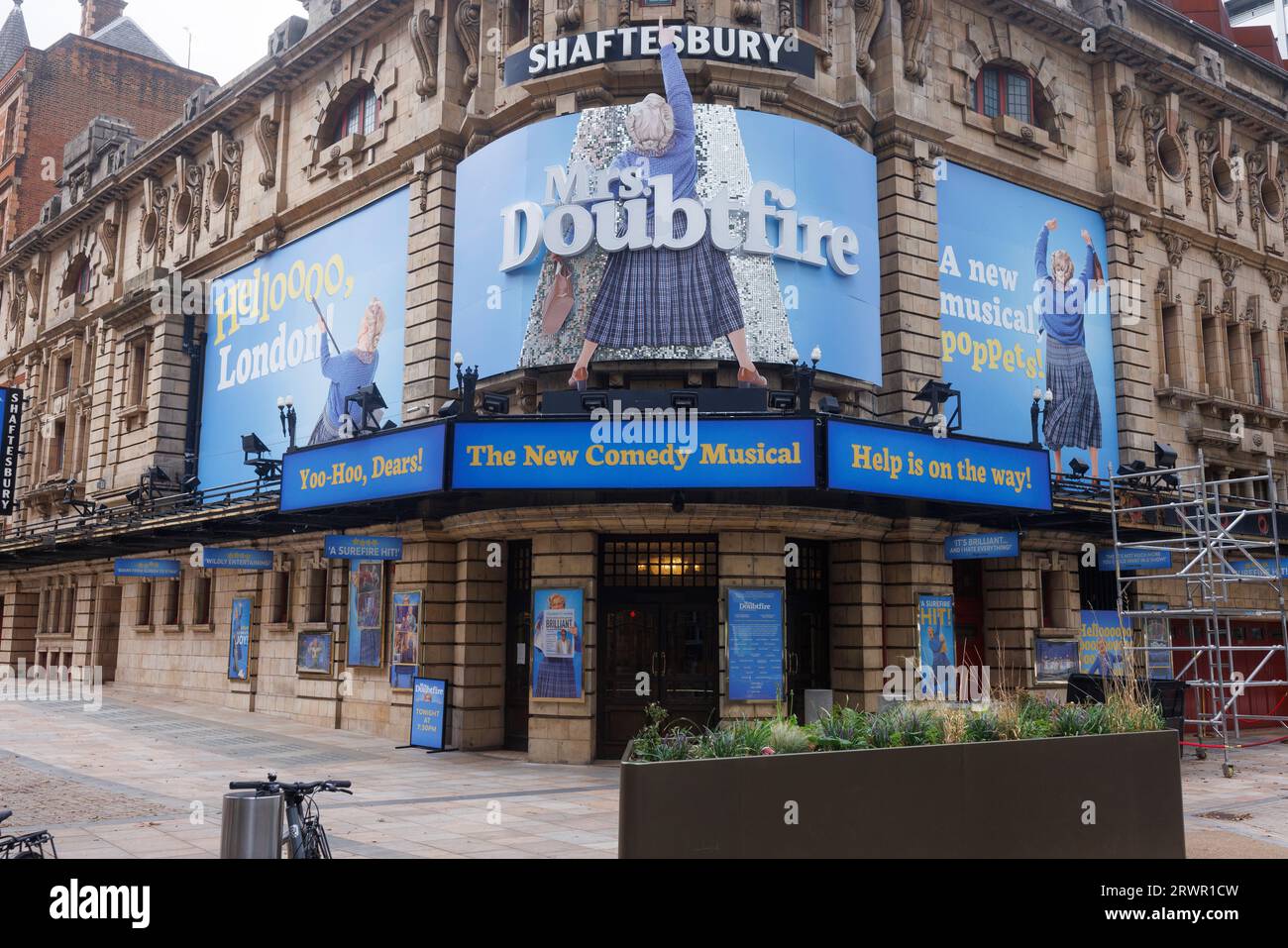 The Shaftesbury Theatre, a West End theatre located in Shaftesbury ...