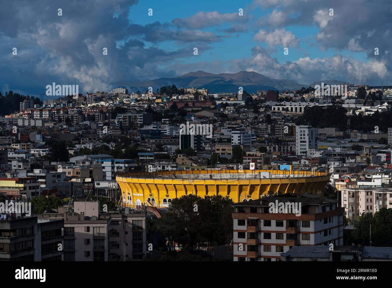Ancient bullfighting arena and actual concert venue in Quito, Ecuador ...