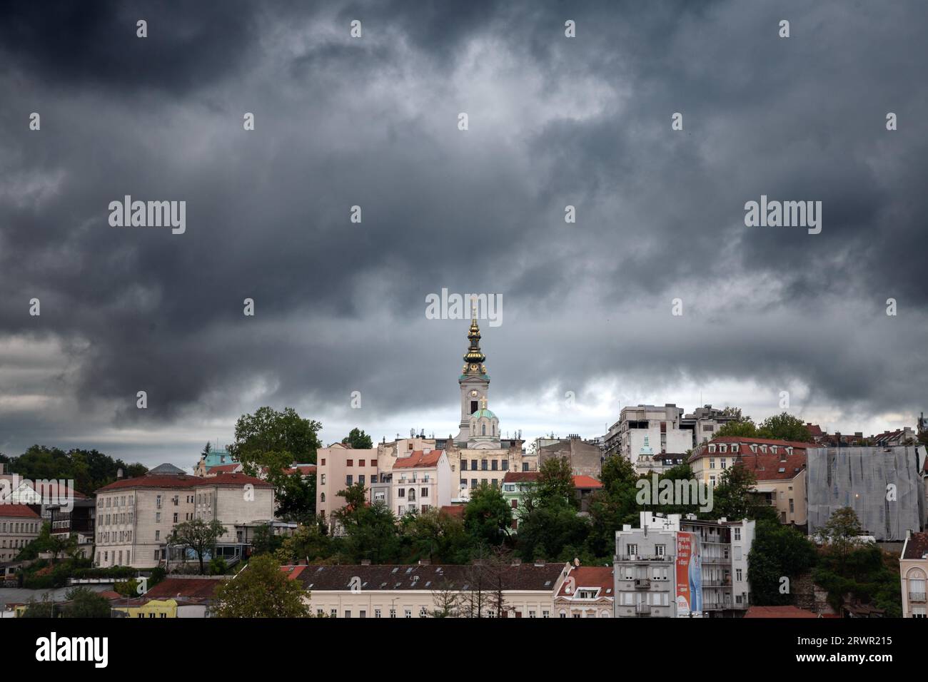 Picture of the Belgrade Cathedral, also known as Saborna Crkva, seen ...