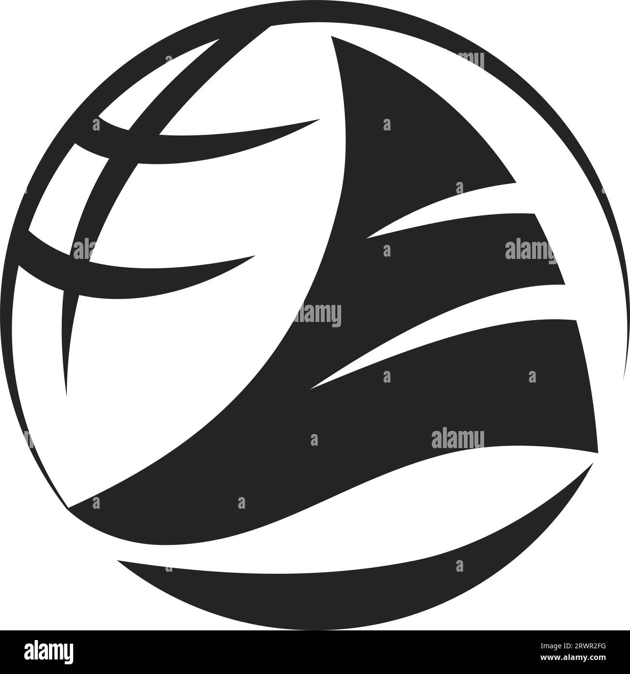sailing logo template Isolated. Brand Identity. Icon Abstract Vector ...