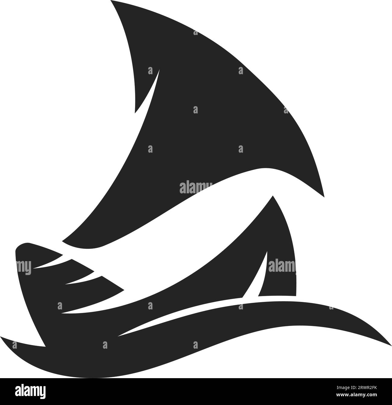 sailing logo template Isolated. Brand Identity. Icon Abstract Vector ...