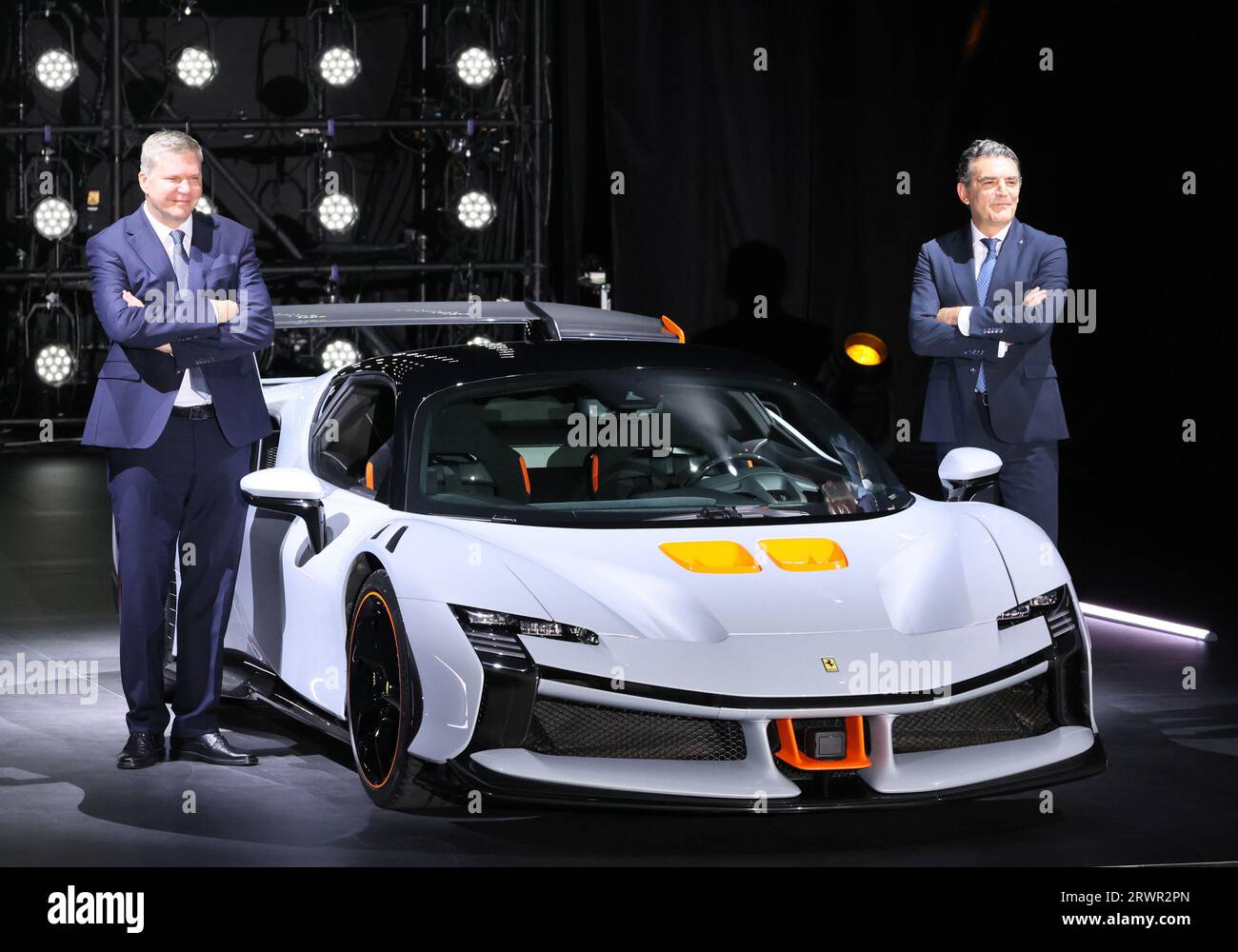 Tokyo, Japan. 20th Sep, 2023. Italian sports car maker Ferrari's Far ...